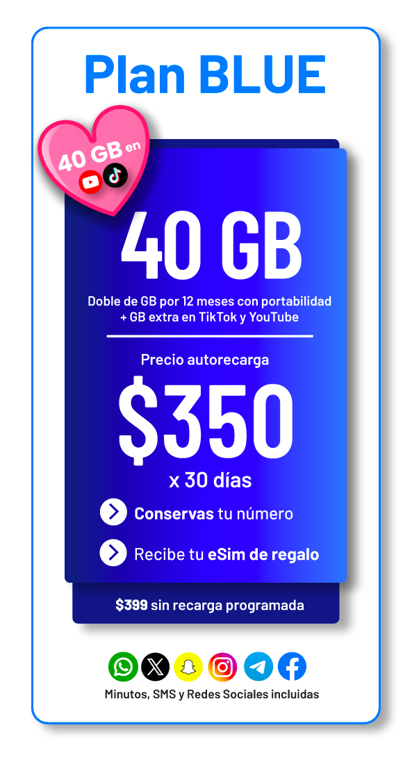 Planes eSIM - Retemex